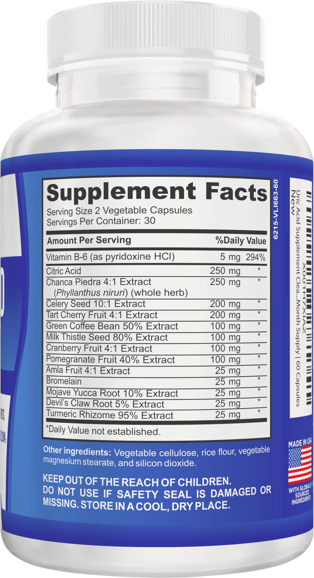Herbal remedy for uric acid health