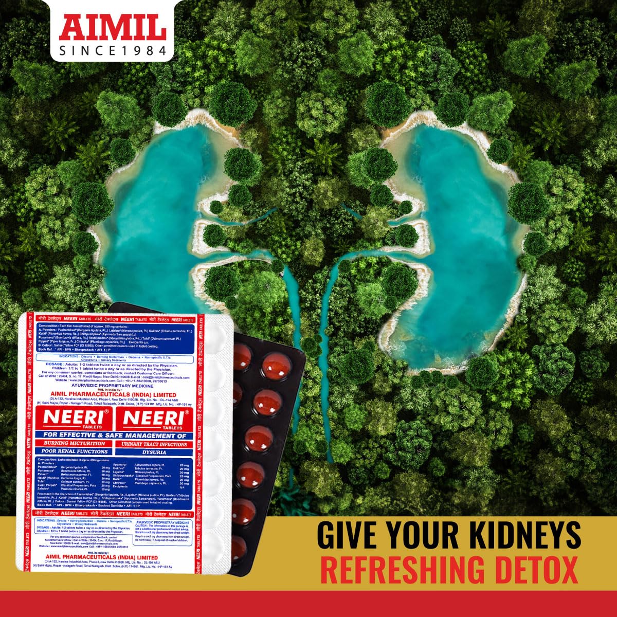 Herbal remedy for urinary health Aimil Neeri