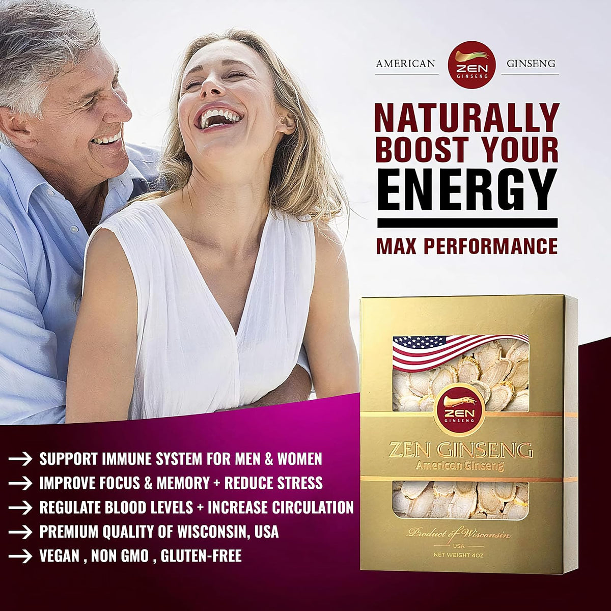 herbal remedy ginseng slices 4 oz