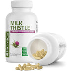 herbal remedy milk thistle capsules