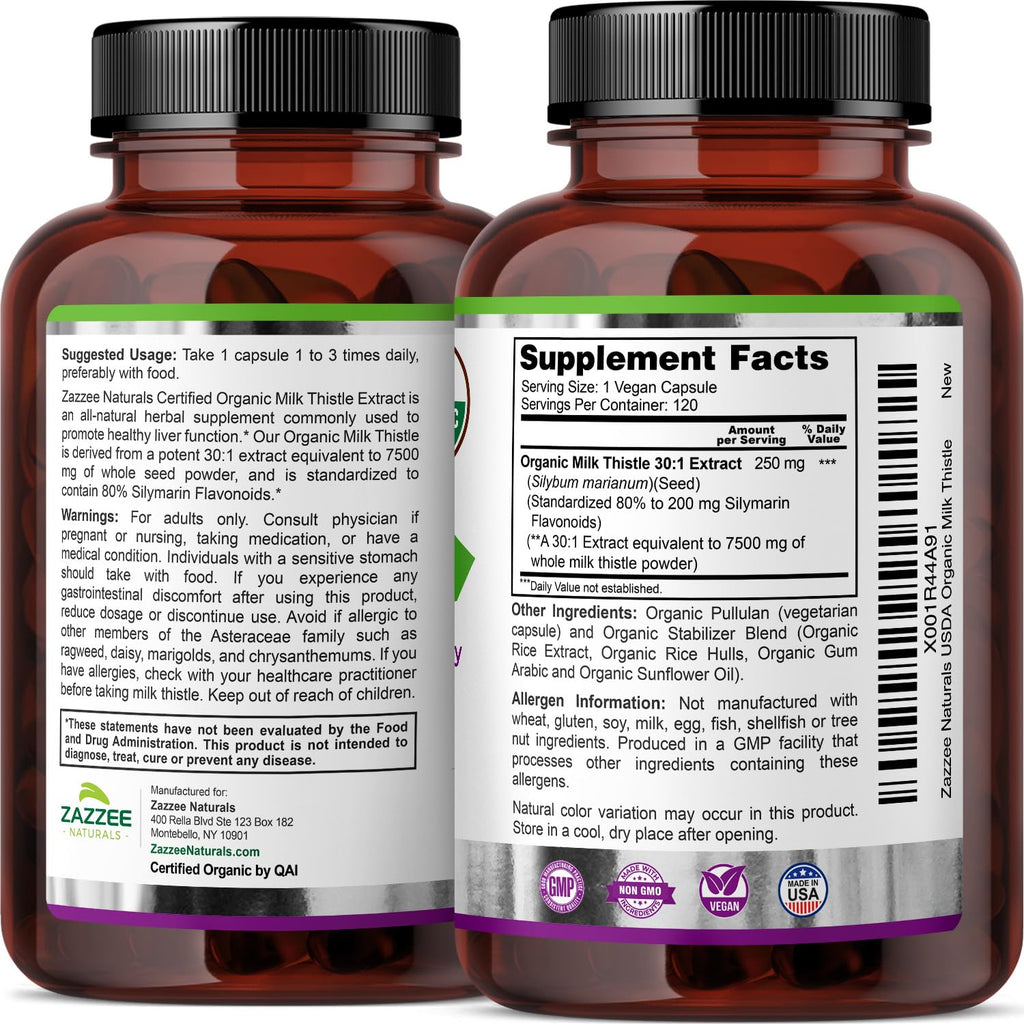 herbal remedy milk thistle capsules