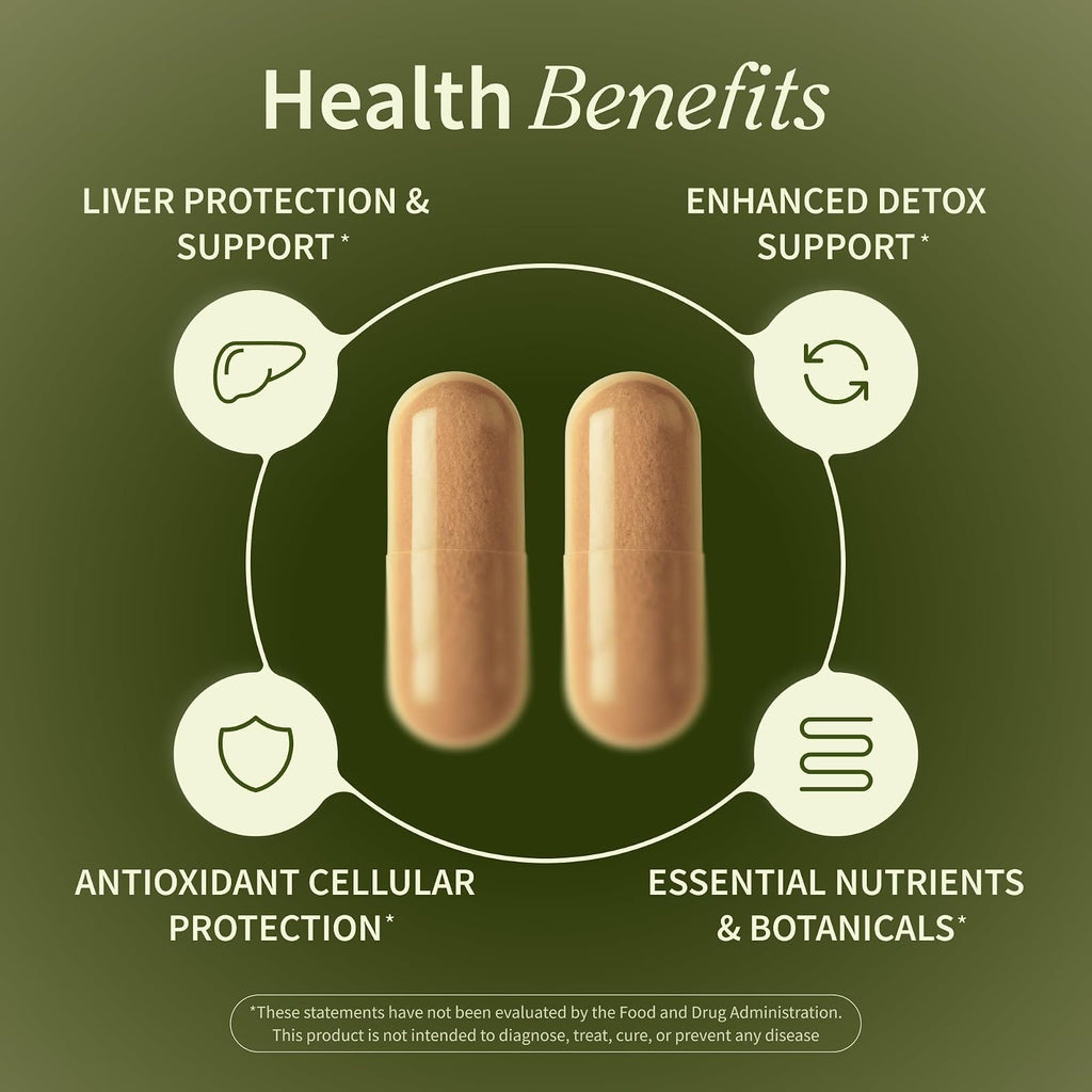 herbal remedy milk thistle capsules