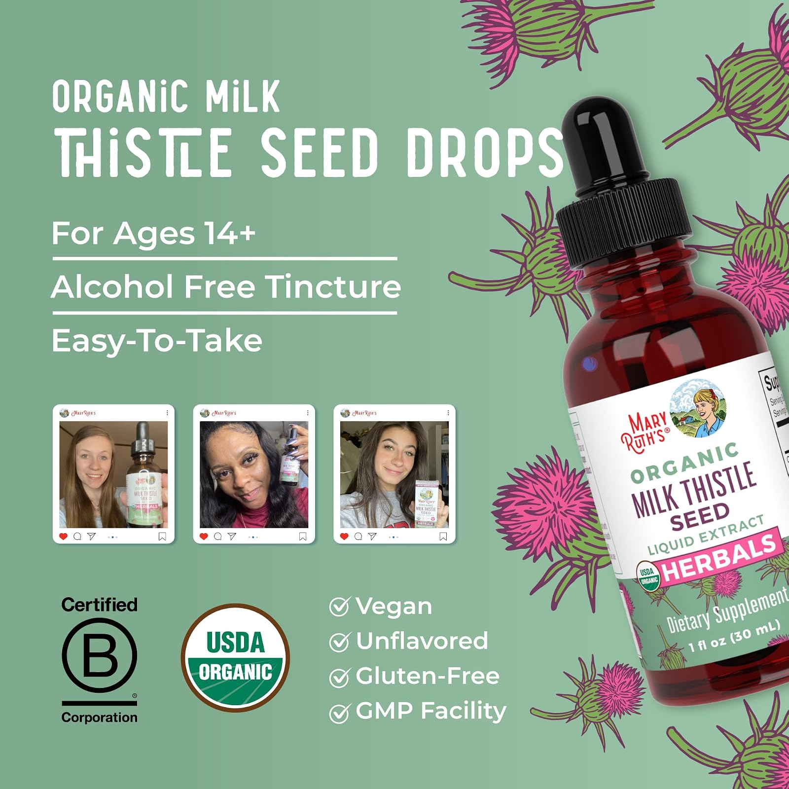 herbal remedy milk thistle drops