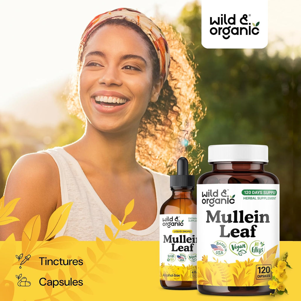 Herbal remedy Mullein 120 capsules