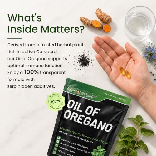 Herbal remedy oil of oregano softgels