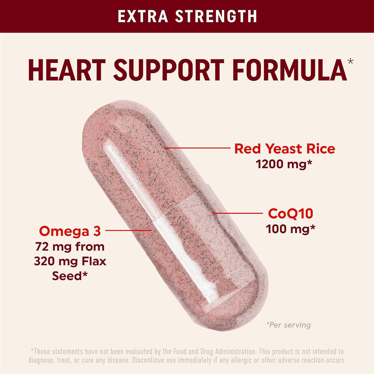 herbal remedy Red Yeast Rice capsules