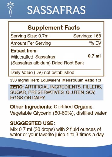 herbal remedy sassafras tincture