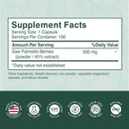 herbal remedy saw palmetto capsules