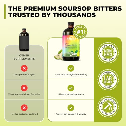 Herbal remedy Soursop Bitters 16 fl oz