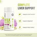 herbal remedy Uvola Milk Thistle capsules