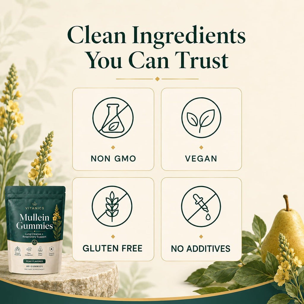 Herbal remedy Vitanics Mullein Gummies