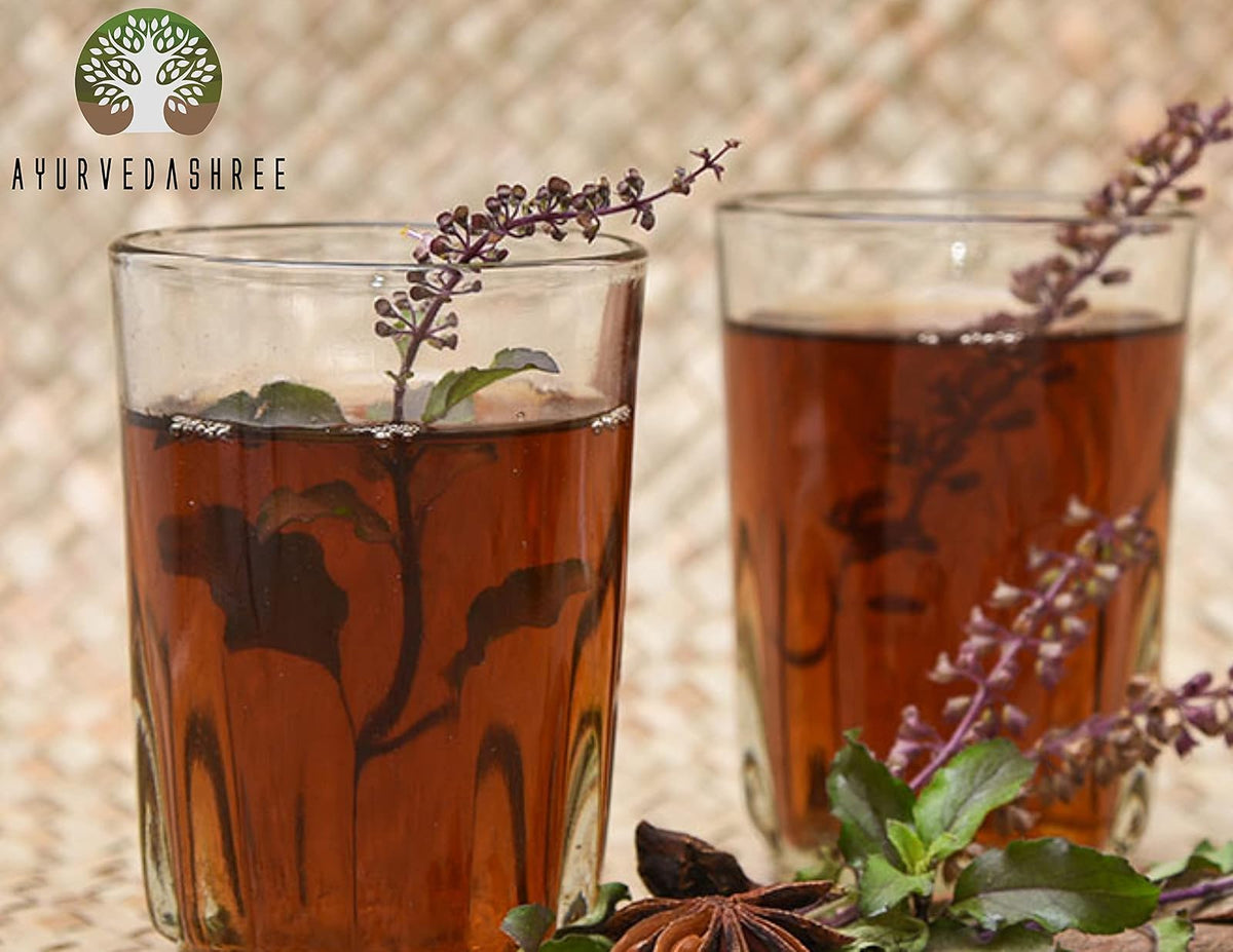 Herbal remedy with AYURVEDASHREE Tulsi