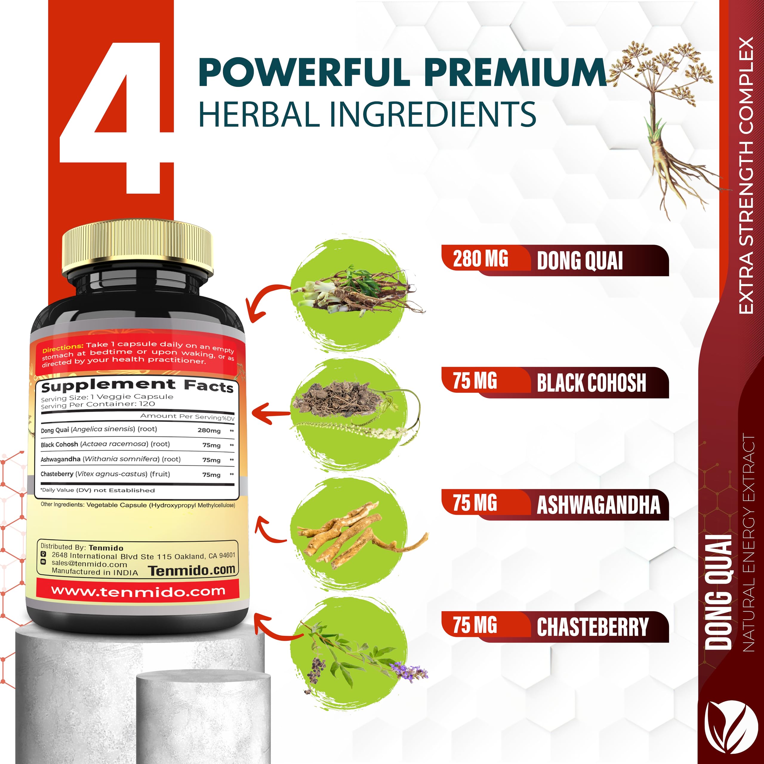 herbal remedy with black cohosh