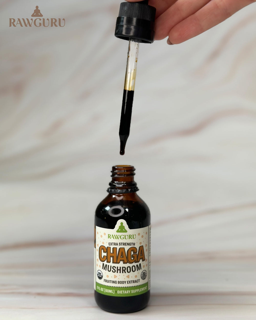 Herbal remedy with chaga mushroom benefits