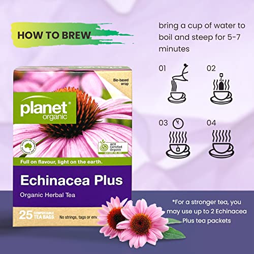 herbal remedy with echinacea tea