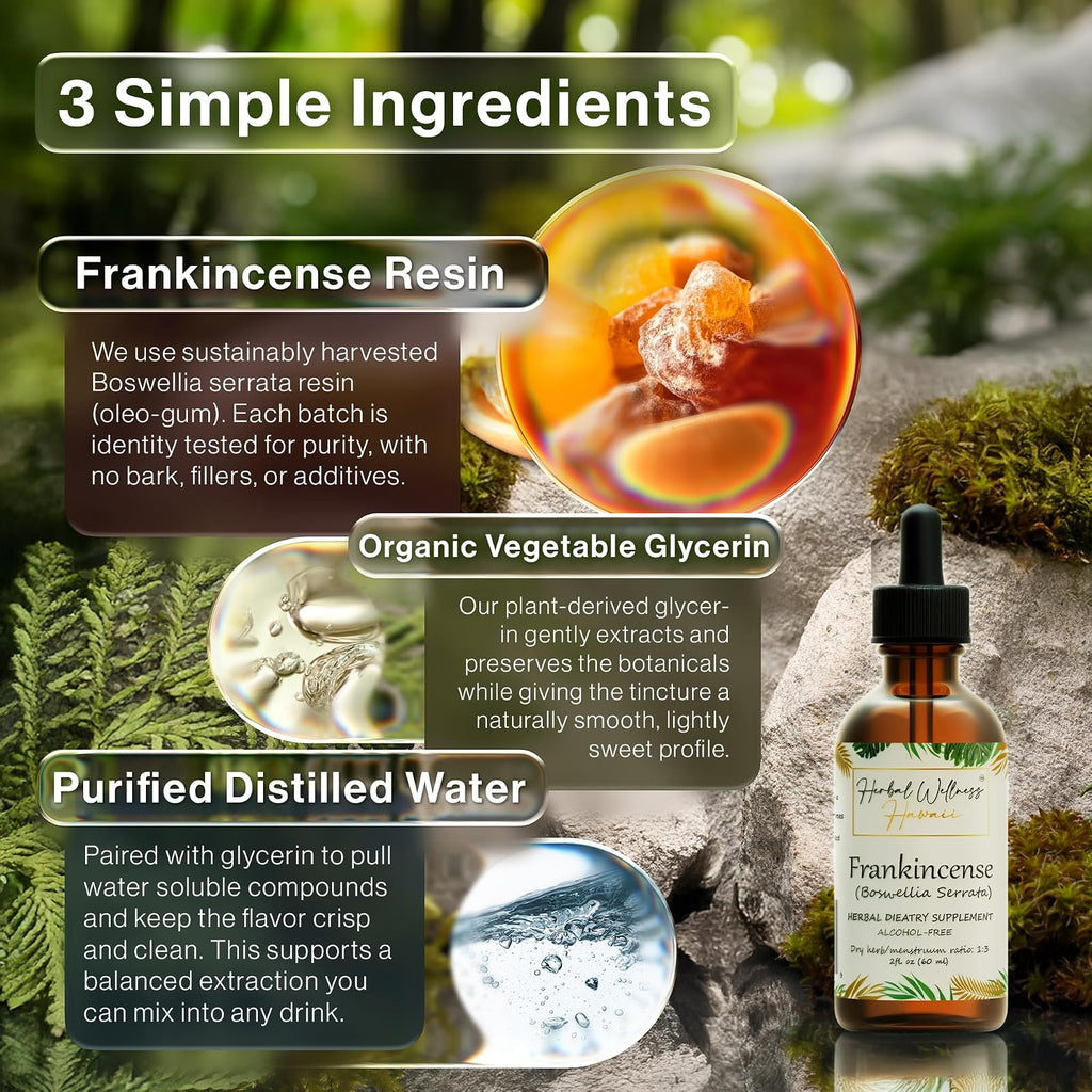 Herbal remedy with Frankincense benefits