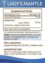 Herbal remedy with Lady's Mantle