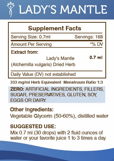 Herbal remedy with Lady's Mantle