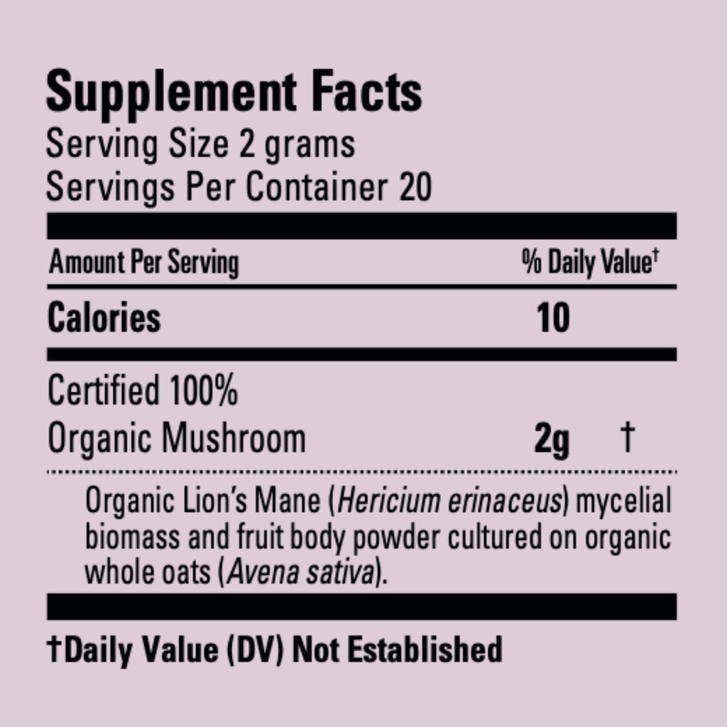 herbal remedy with lion's mane