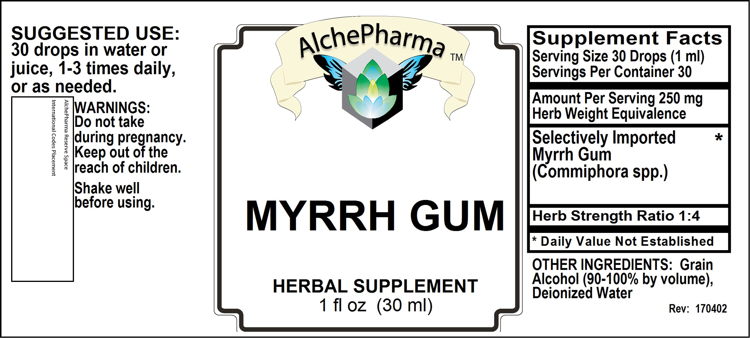 Herbal remedy with myrrh gum benefits
