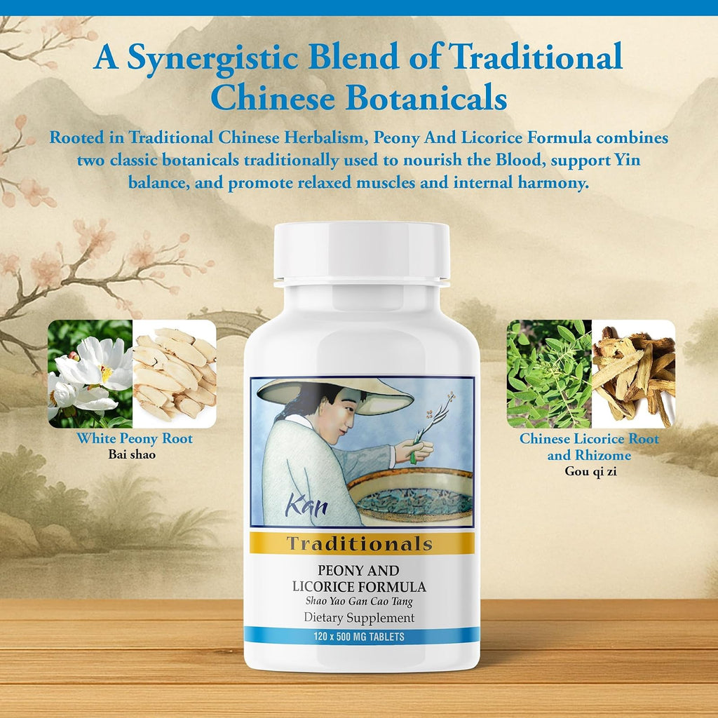 Herbal remedy with peony extract