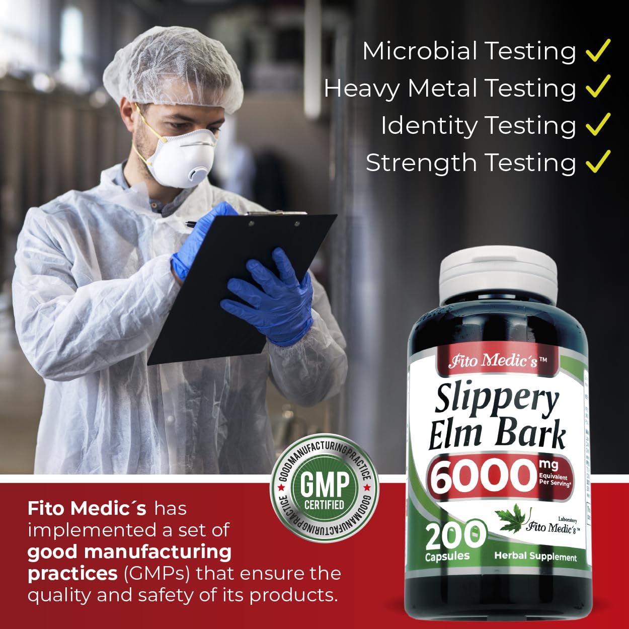 herbal remedy with Slippery Elm Bark