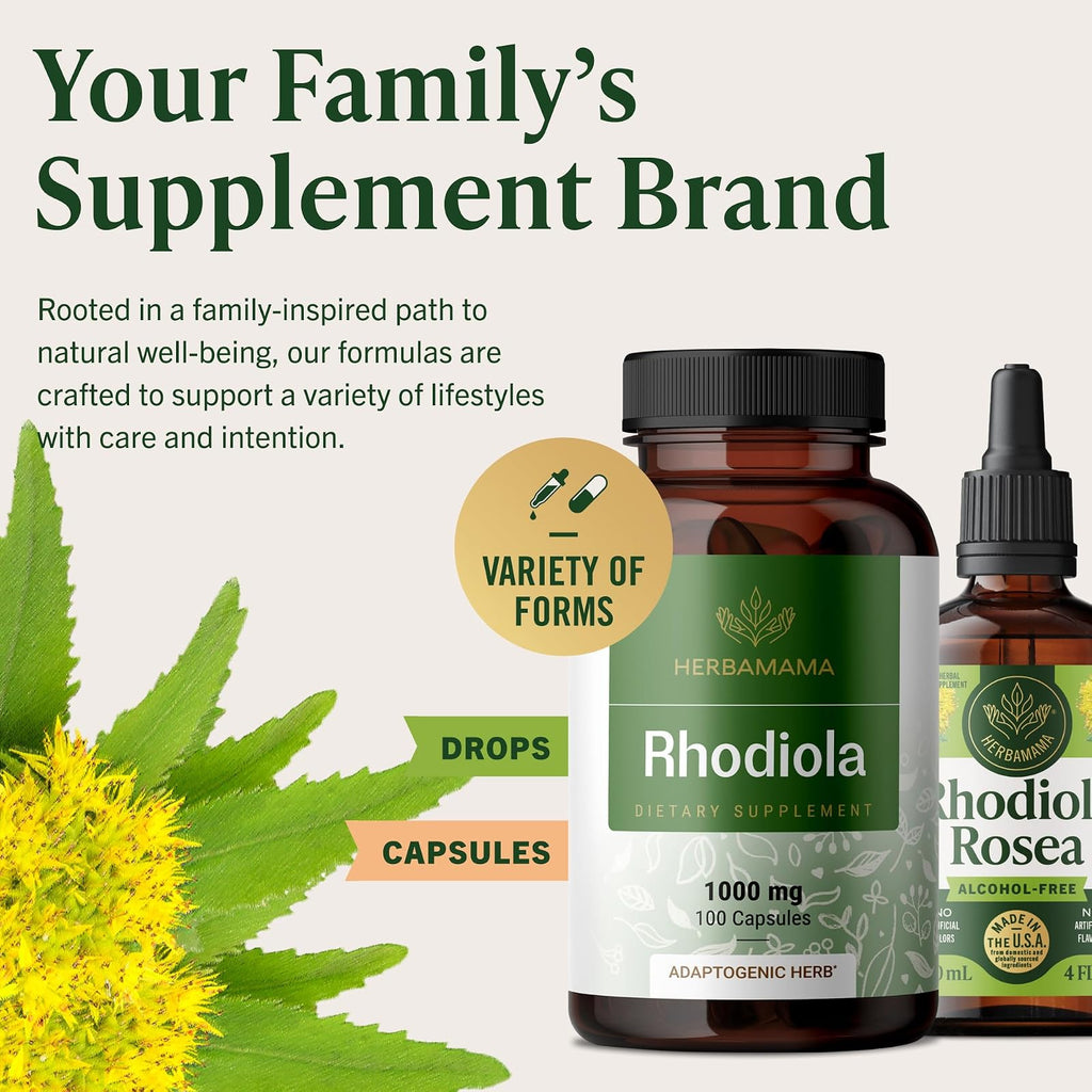 herbal rhodiola for overall vitality