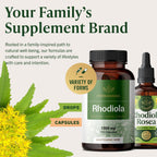 herbal rhodiola for overall vitality