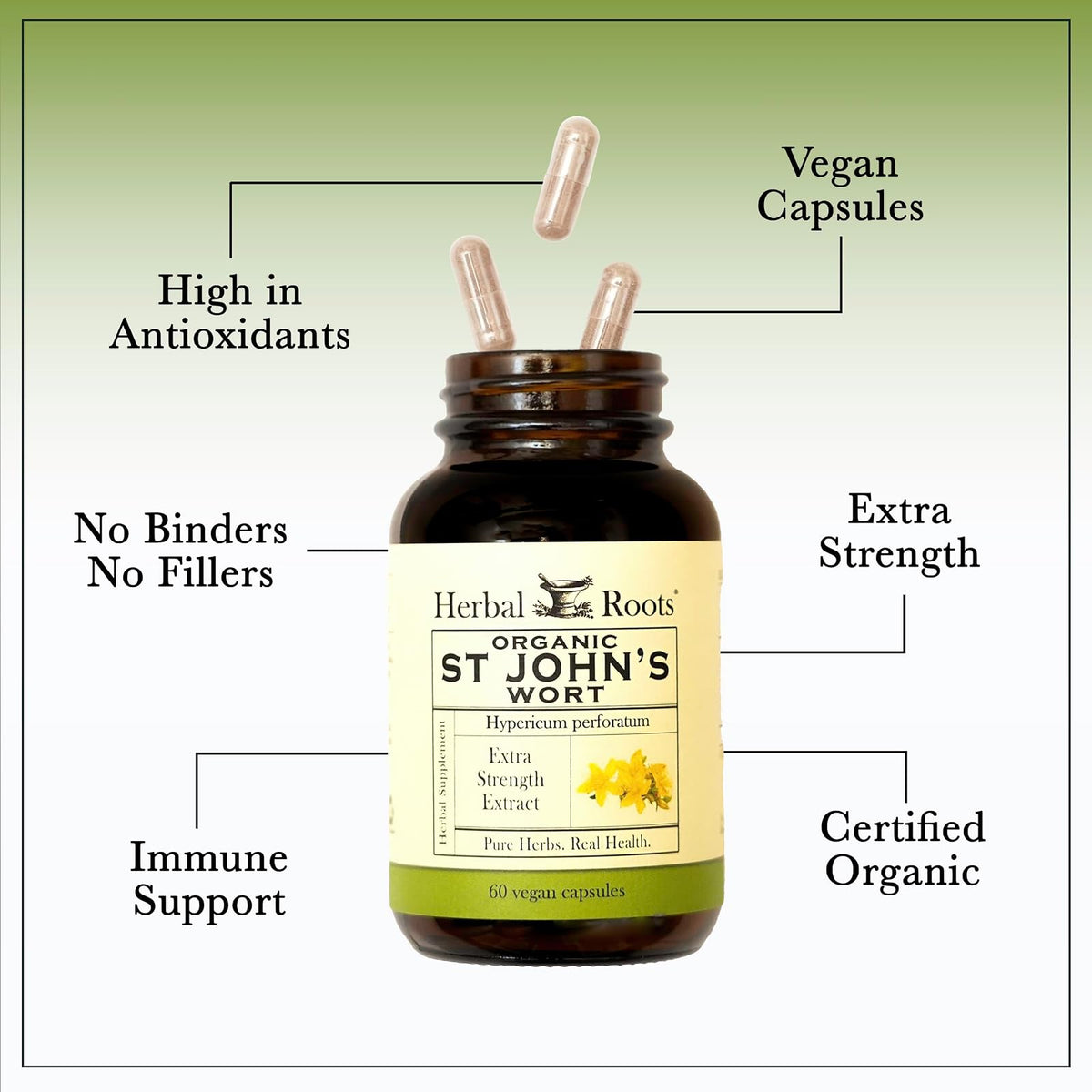 Herbal Roots 500 mg St. John's Wort