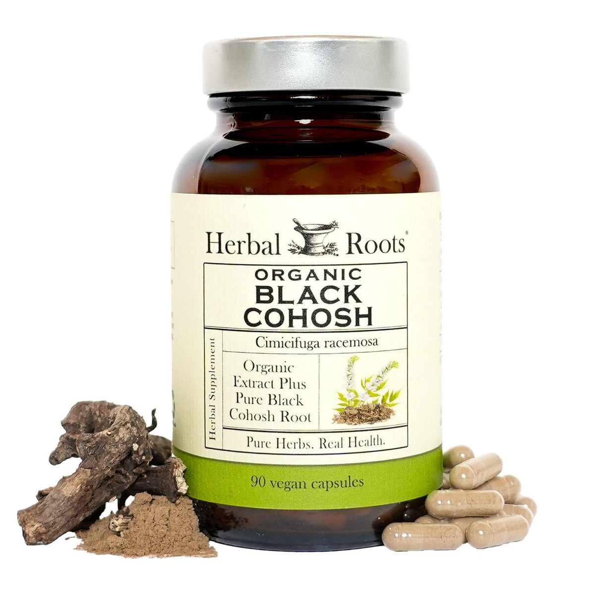 Herbal Roots Black Cohosh capsules