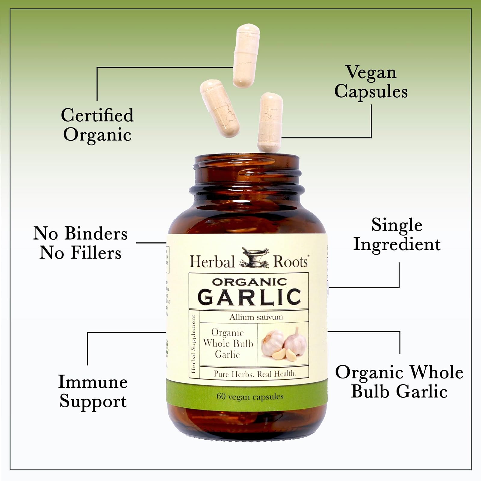 Herbal Roots garlic for heart health