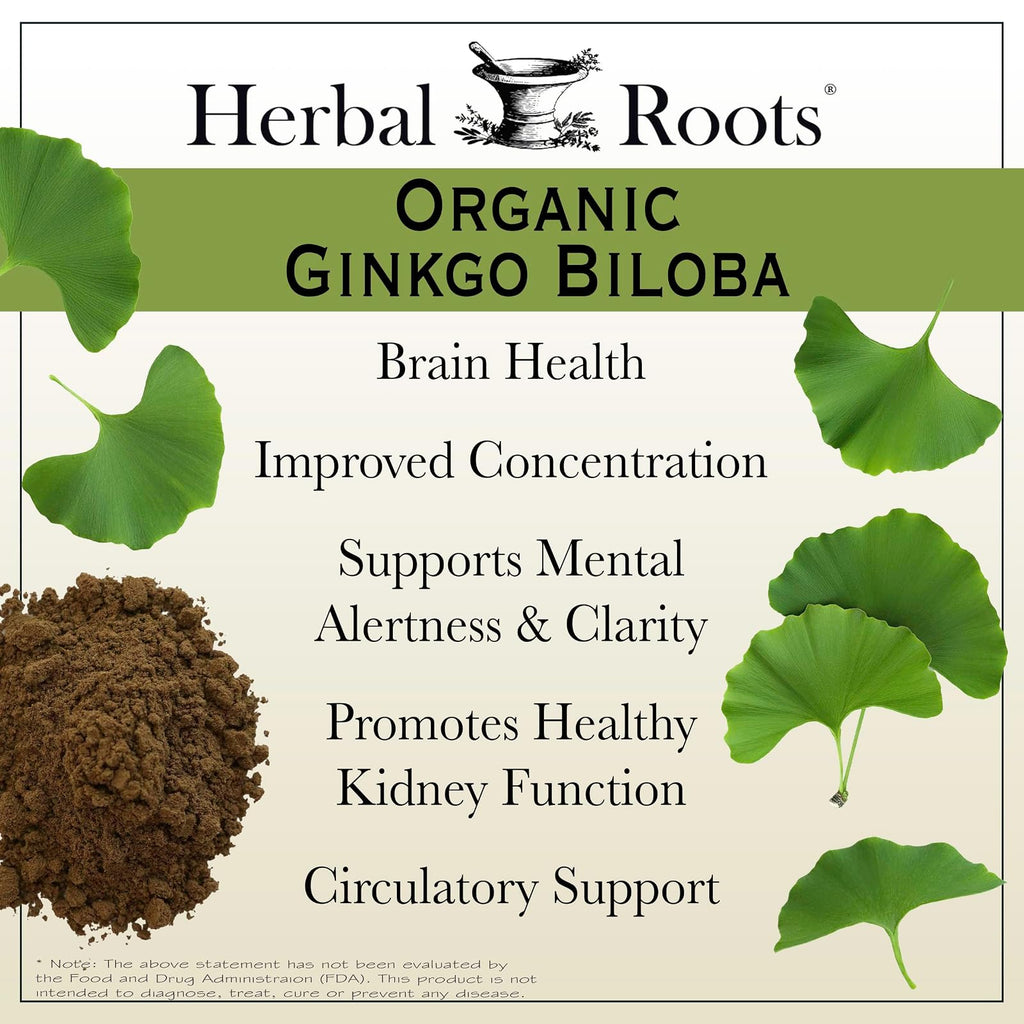Herbal Roots ginkgo biloba benefits
