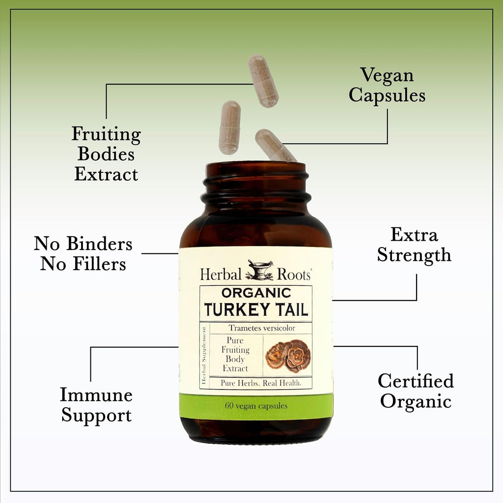 Herbal Roots Turkey Tail extract benefits