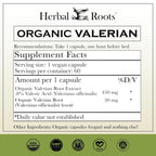 Herbal Roots valerian for sleep support