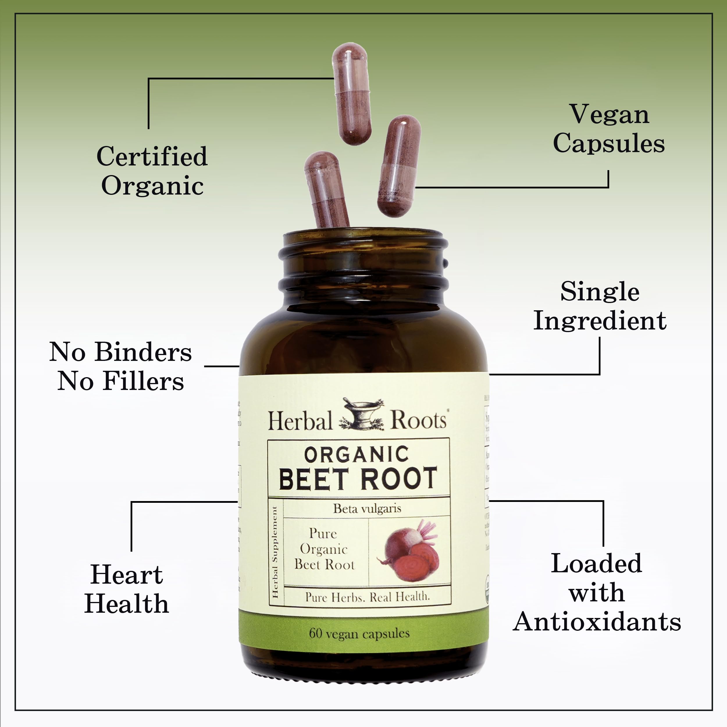 Herbal Roots vegan health capsules