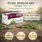 Herbal rosemary tea for digestive health
