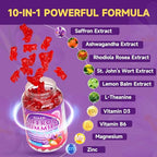Herbal saffron gummies for stress relief