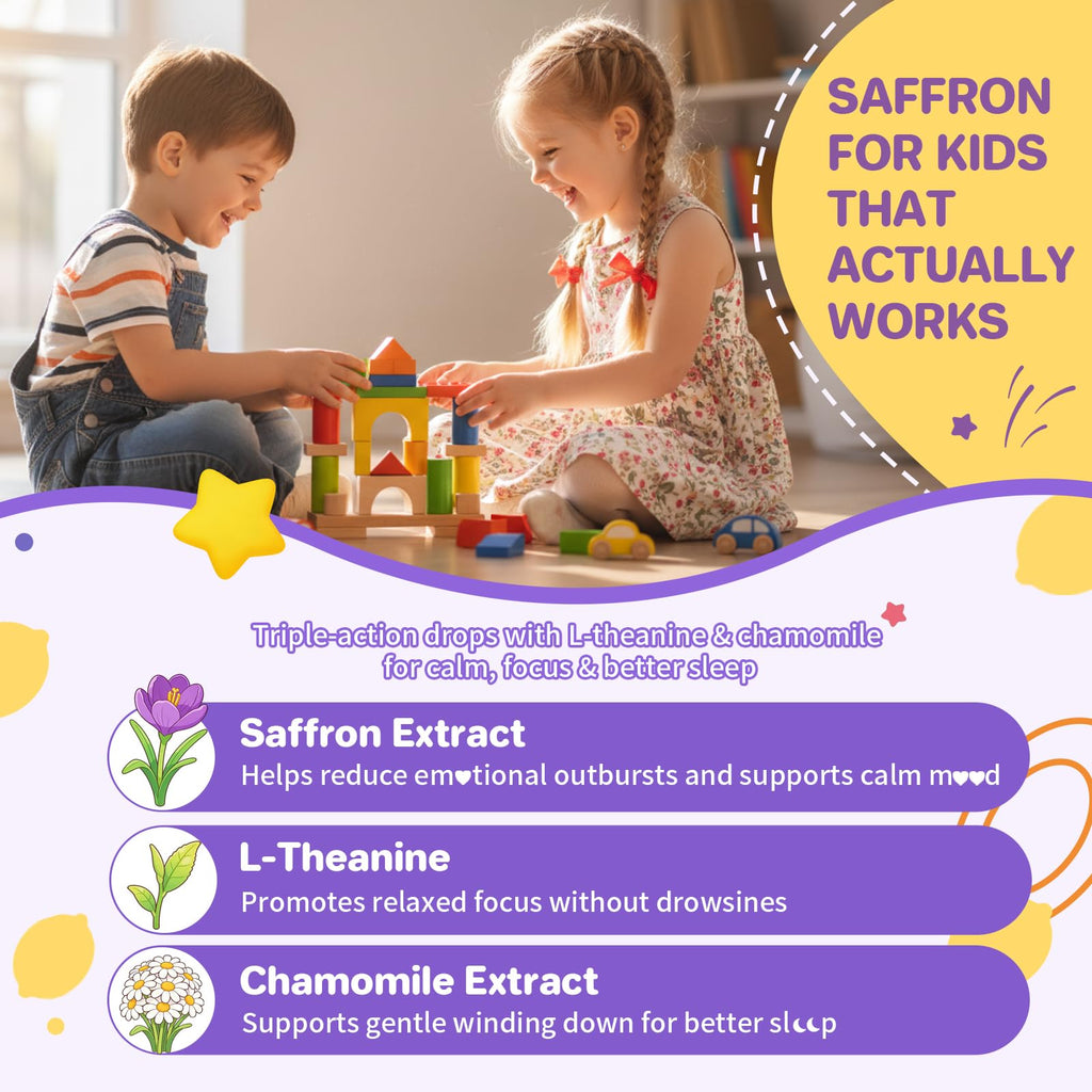 Herbal saffron liquid for stress relief