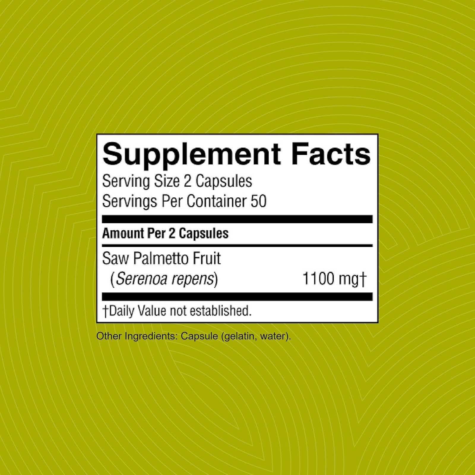 herbal saw palmetto for men's health