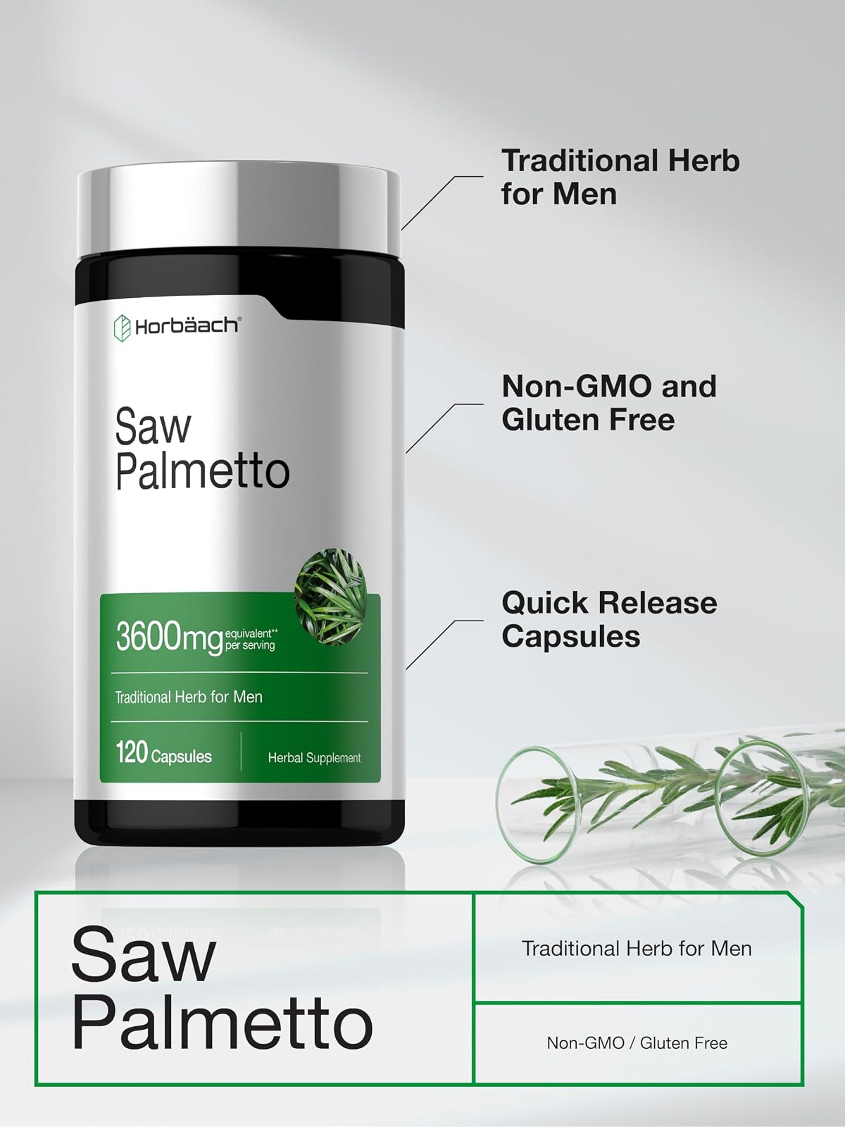 herbal saw palmetto for men's health