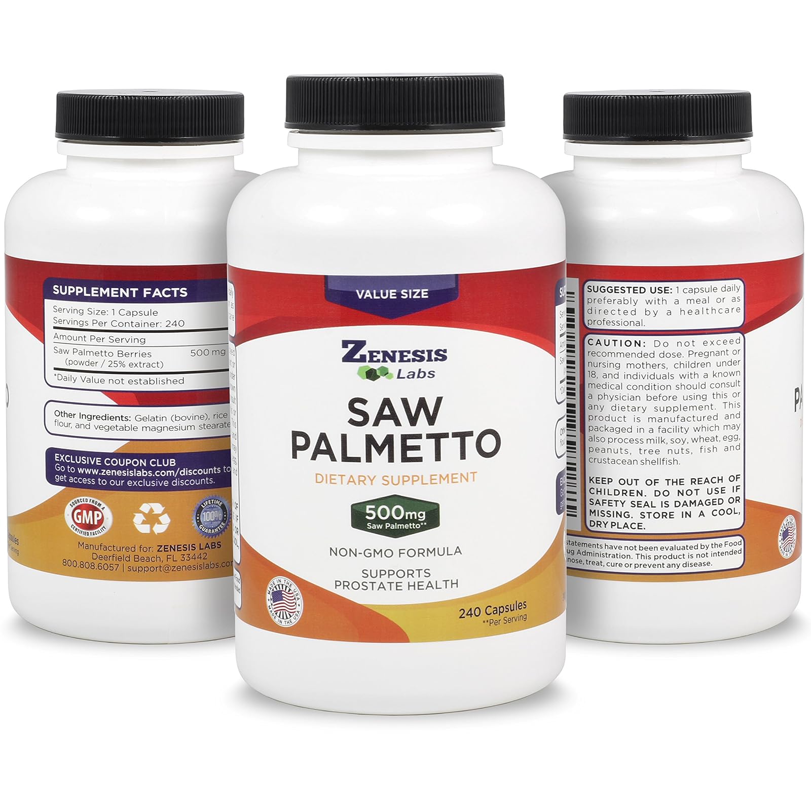 herbal saw palmetto for men's wellness