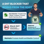 Herbal saw palmetto for prostate support