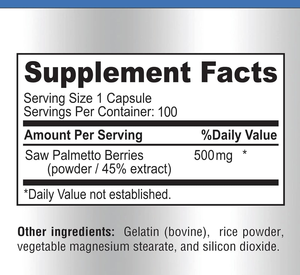 herbal saw palmetto for wellness