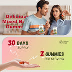 Herbal saw palmetto gummies for men