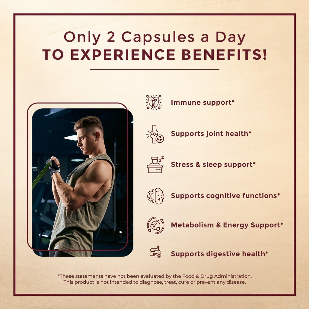 Herbal sea moss capsules for energy