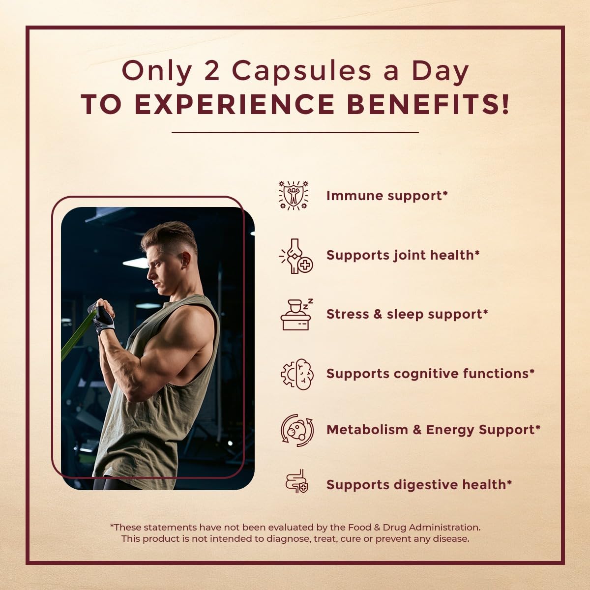 Herbal sea moss capsules for energy