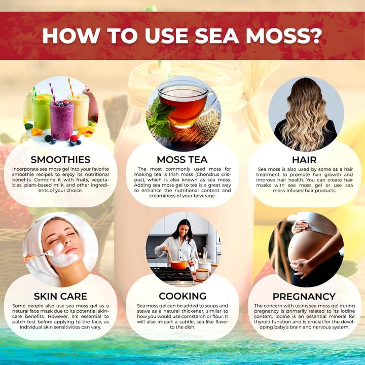 herbal sea moss gel for health