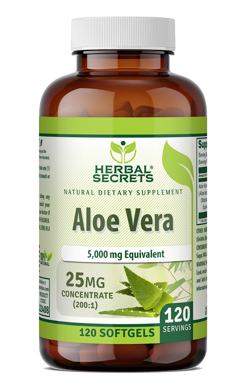 Herbal Secrets Aloe Vera softgels