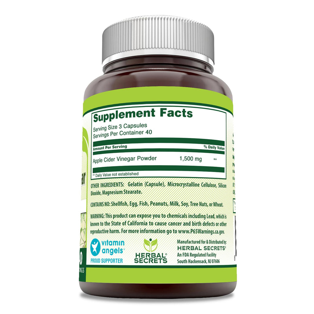 Herbal Secrets apple cider vinegar benefits
