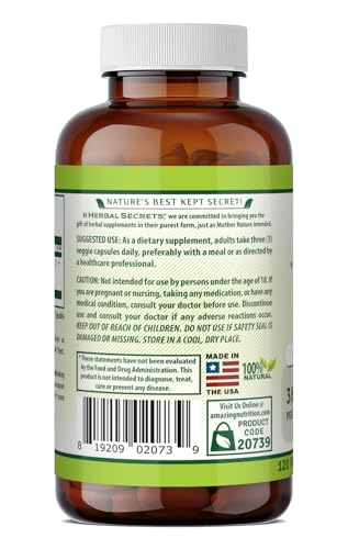 Herbal Secrets bilberry capsules